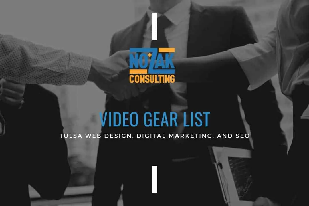 Video Gear List | Professional Video Gear | Nozak Consulting SEO & Web ...